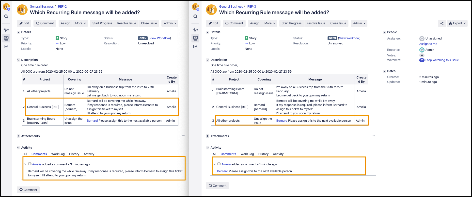How to Configure One-time Rule | Akeles